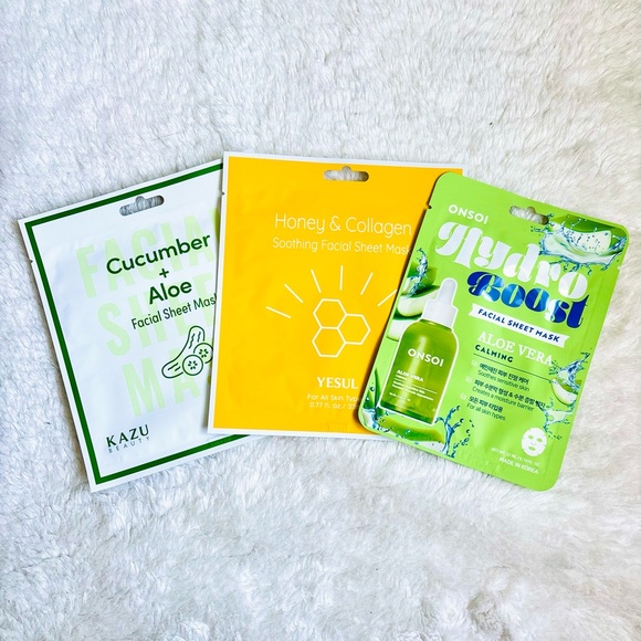 Sephora | Skincare | Korean Skincare Face Sheet Mask Three Pack | Poshmark